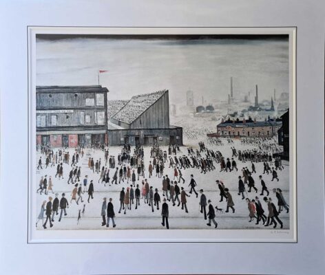 Going to the Match by LS Lowry - Available to Purchase from Lowry Art