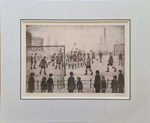 The Football Match by LS Lowry - Available to Purchase from Lowry Art